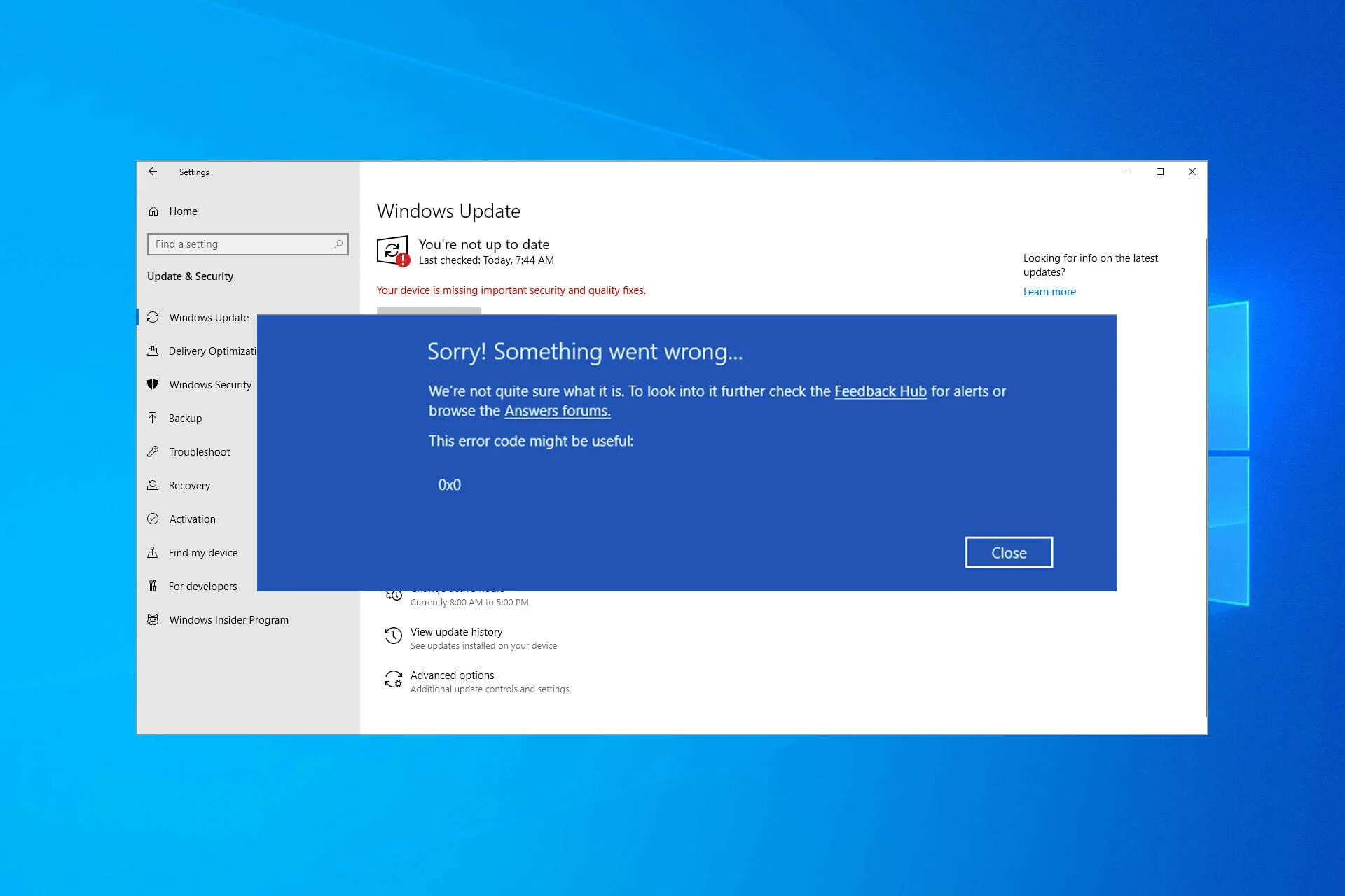 Top 7 Fixes for Error 0x0 0x0 on Windows PC - Durofy - Business ...
