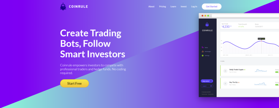 Coinrule: Smart Trading Bot for Cryptocurrency Platforms - Durofy ...