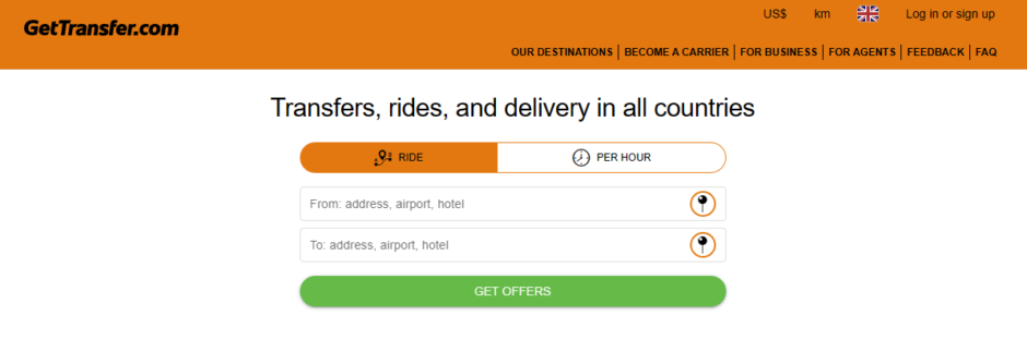 GetTransfer: Best Transfers, Rides, and Delivery in All Countries